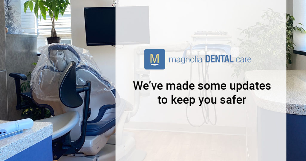 We've Made Some Updates To Keep You Safer - Magnolia Dental